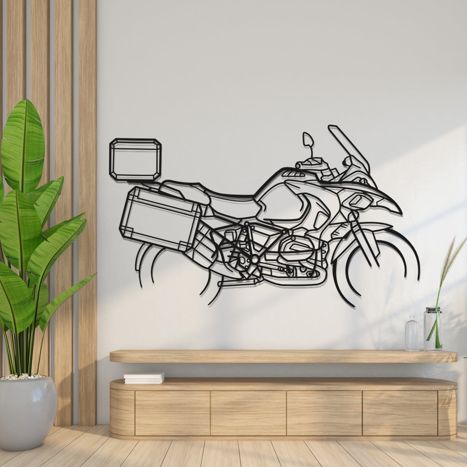 BMW R 1200 GS - Silhueta de Metal